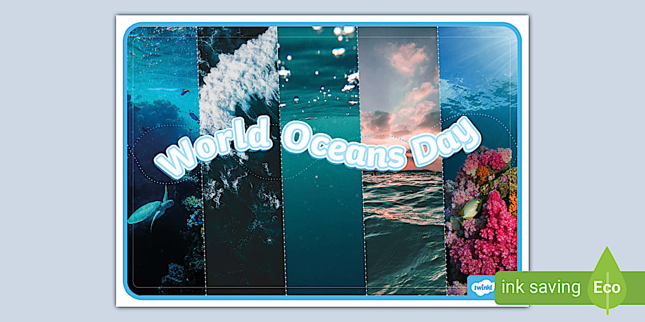 KS1 World Oceans Day Poster | Environment