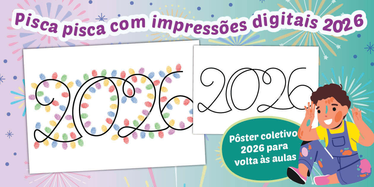 Pisca pisca com impressões digitais 2026