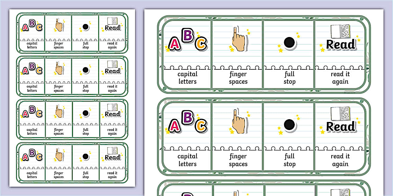 Botanical Themed Desk Writing Prompt Frames (Lehrer gemacht)
