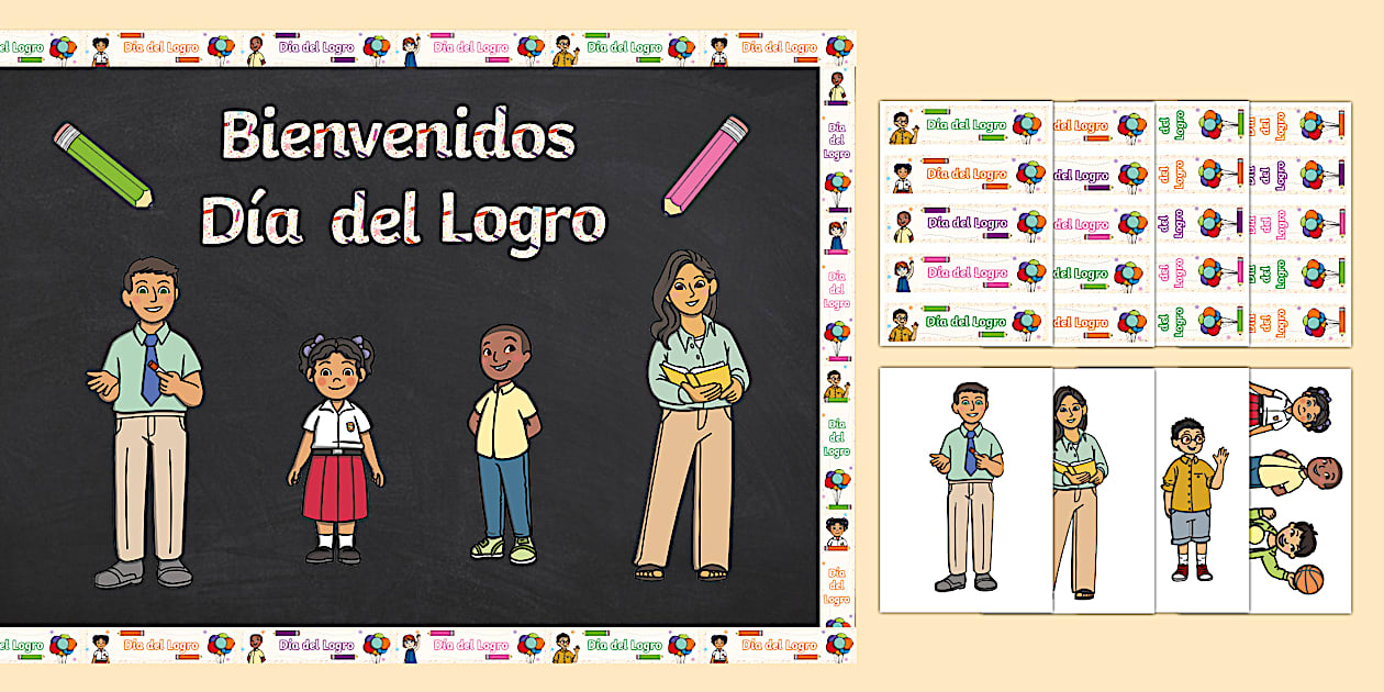 Mural de decoración del Día del Logro (Primaria) | Twinkl