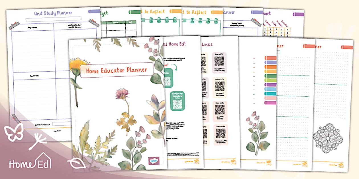 Home Educator Planner | Home Education | Twinkl