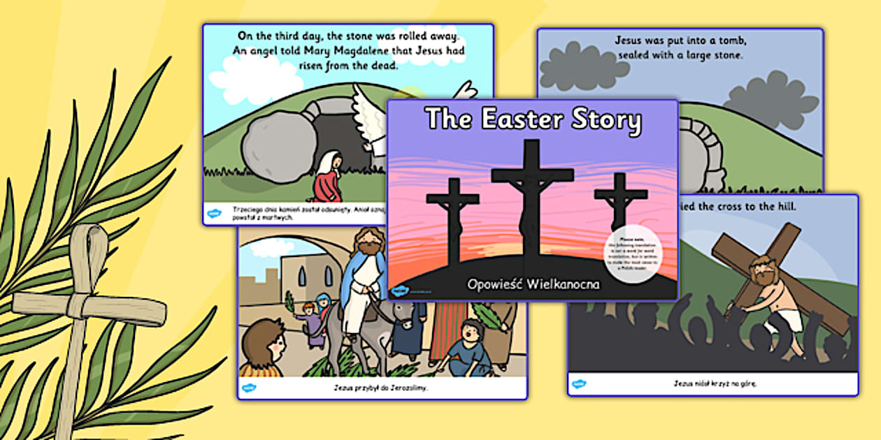 The Easter Story Sequencing Ordered Polish Translation