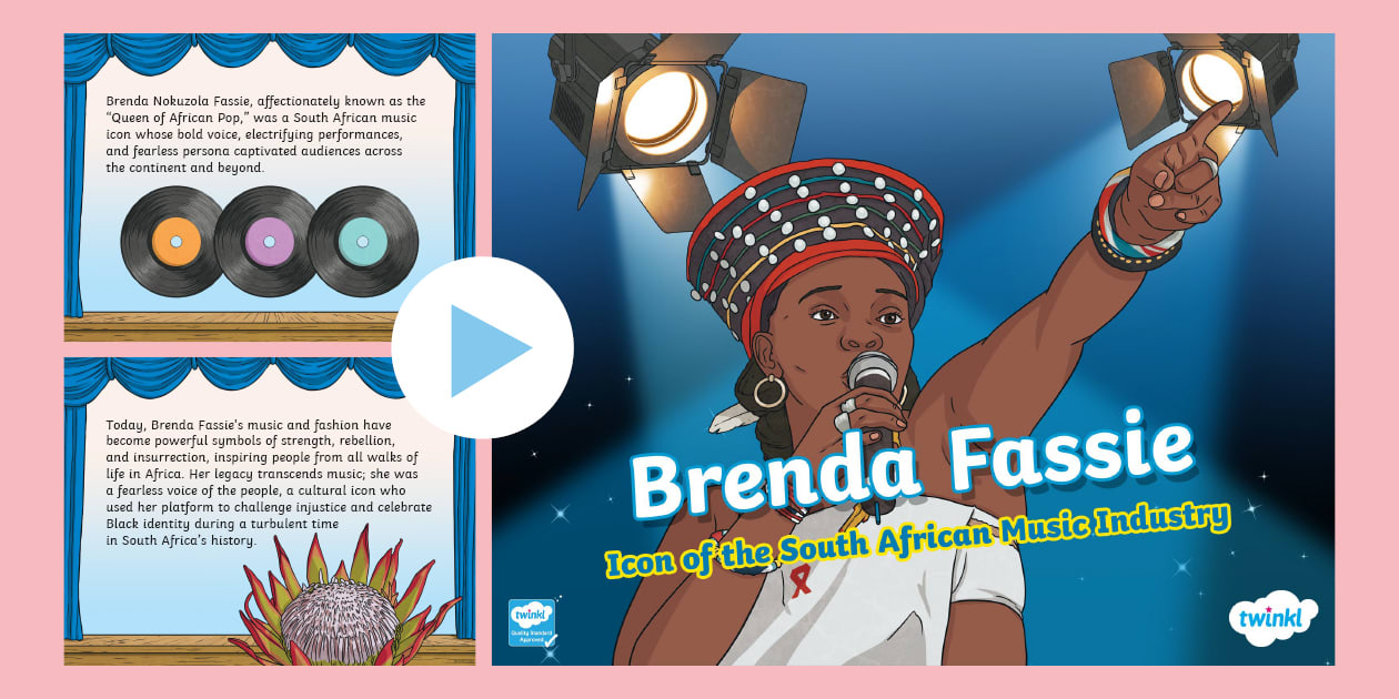 Brenda Fassie's Life History PowerPoint | Twinkl ZA