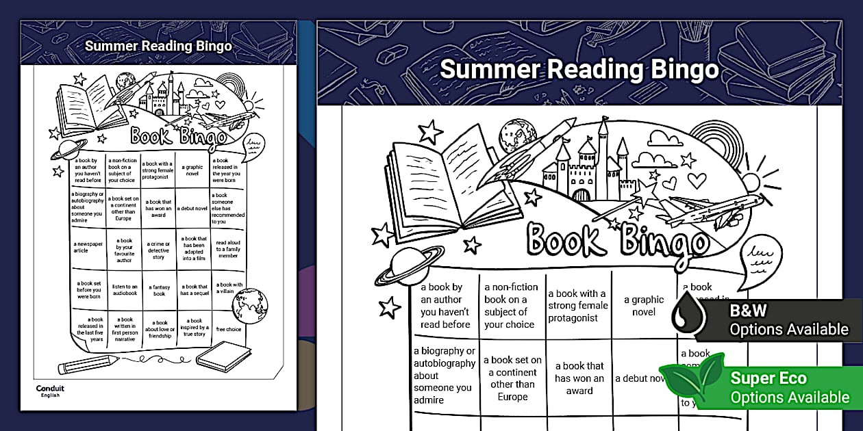 Summer Reading Bingo (nauczyciel wykonał) - Twinkl