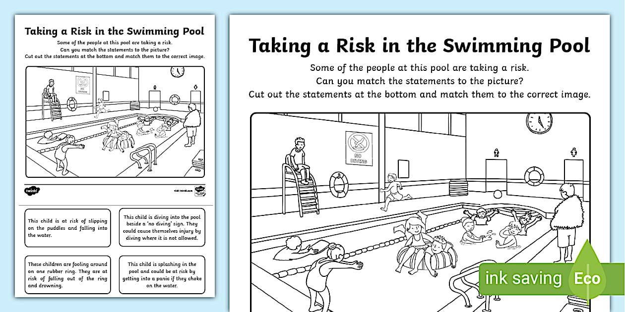 Physical Hazards in a Swimming Pool | CfE First Level