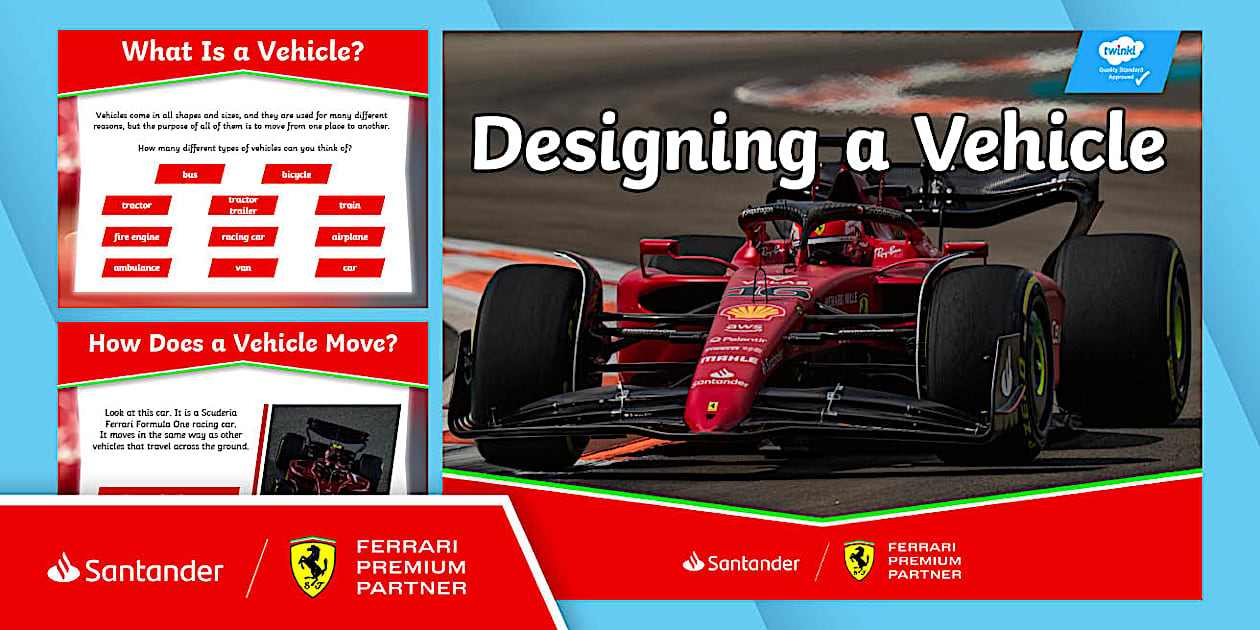 FREE! - Scuderia Ferrari: Designing a Vehicle PowerPoint