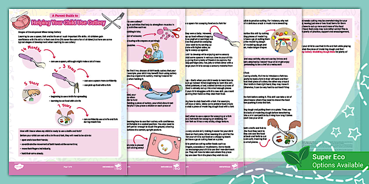 A Parent Guide to Helping Your Child Use Cutlery - Twinkl