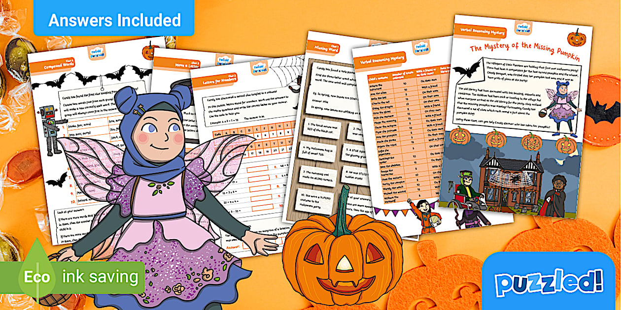 Verbal Reasoning Mystery: The Mystery of the Missing Pumpkin