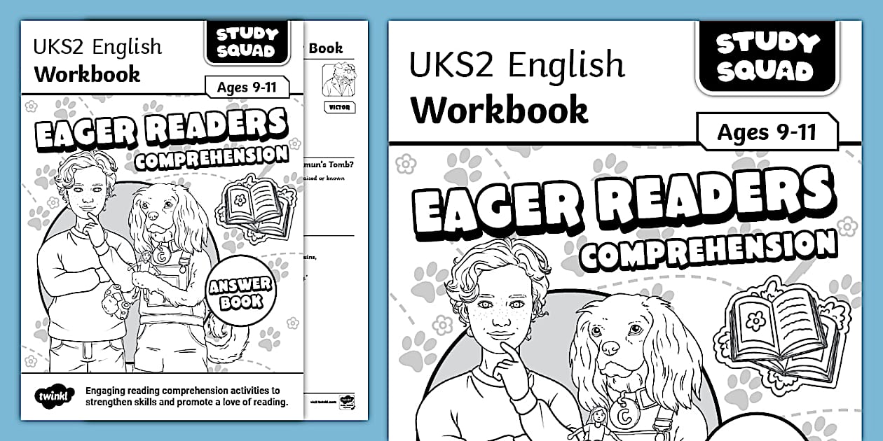 Study Squad UKS2 Eager Readers Comprehension Workbook Answer