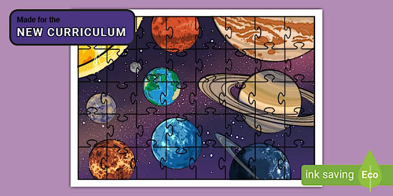 Solar System Puzzle | Space Resources | Twinkl