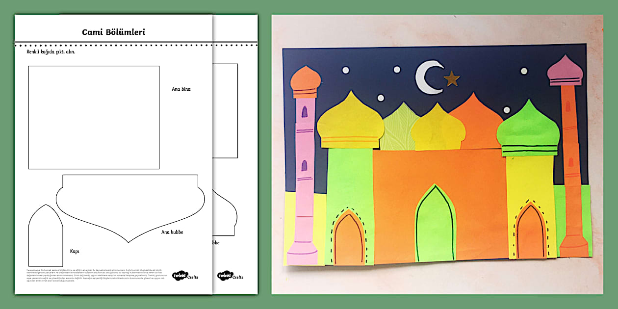 Cami Yapalım | Kolaj Çalışması (teacher made) - Twinkl