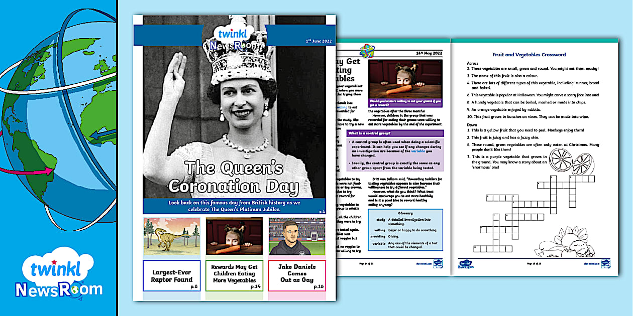 NewsRoom KS2 News Magazine - June 2022 (teacher made)