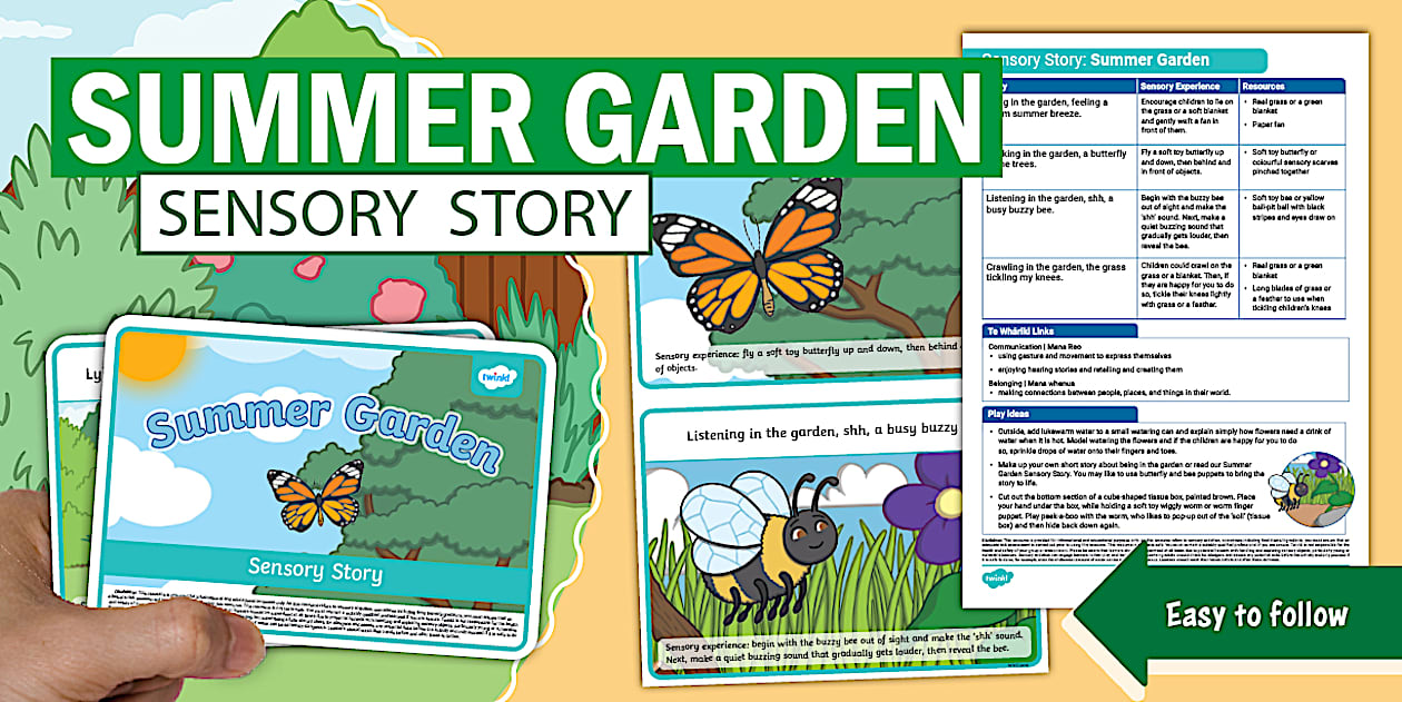Summer Garden Sensory Story