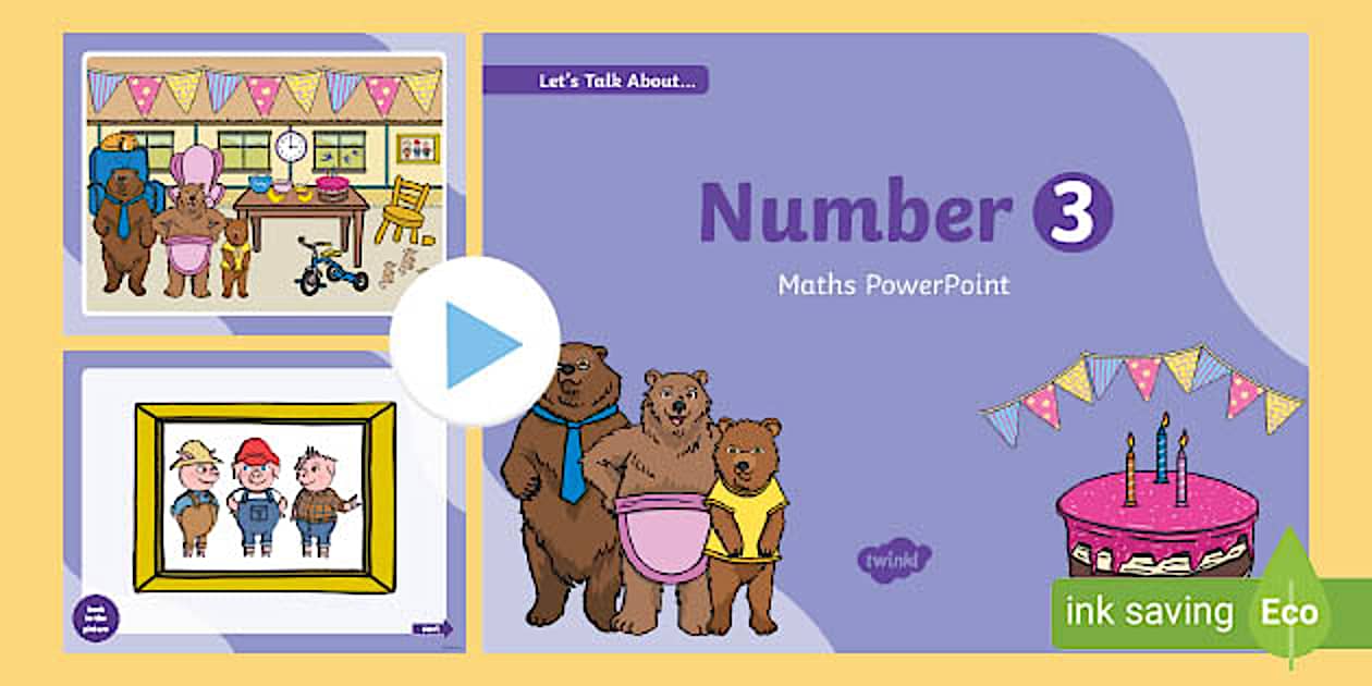 👉 Talk About Number 3 Maths PowerPoint (Teacher-Made)