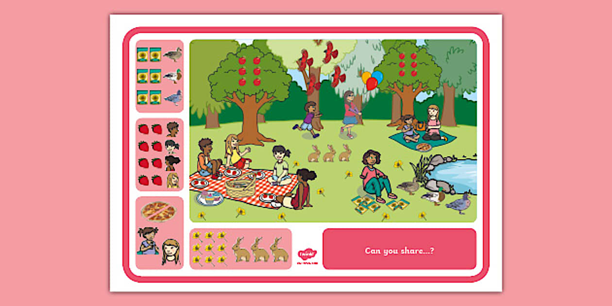 👉 Talk About Sharing Maths Activity (teacher made)