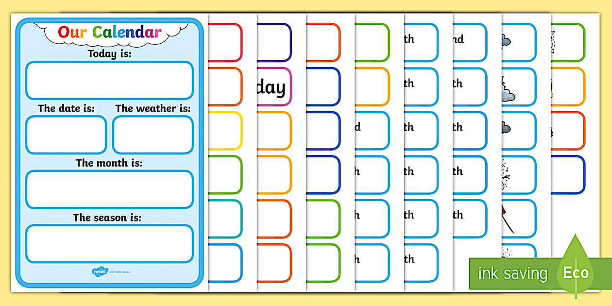 Daily Weather Chart Activity | Twinkl (teacher made)