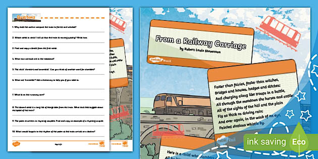 Year 6 Reading Comprehension - Poetry 1 (Ages 10 - 11)