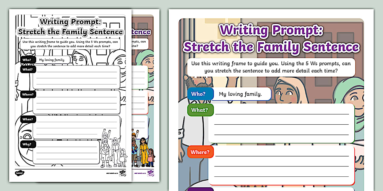 Writing Prompt: Stretch the Family Sentence