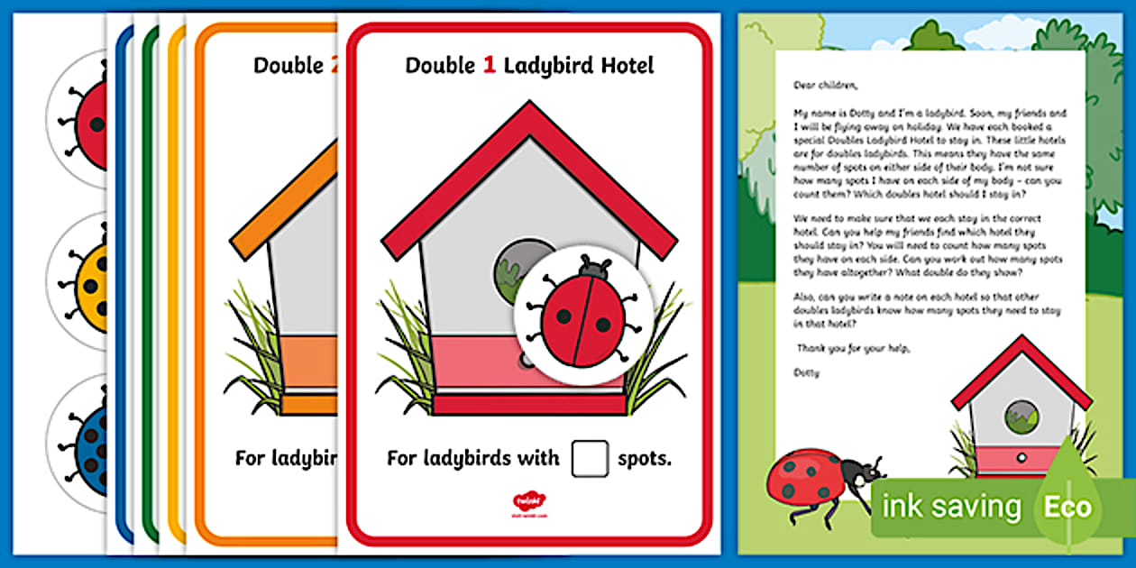 Dotty the Ladybird Doubles Resource Pack (teacher made)