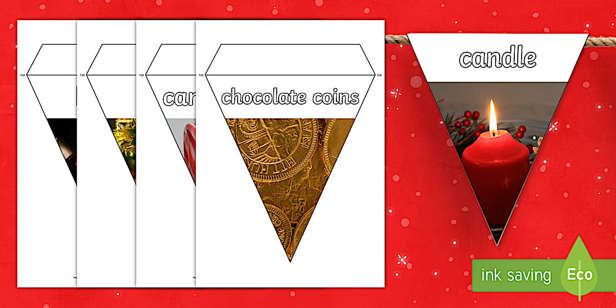 Christmas Photo Bunting (teacher made) - Twinkl