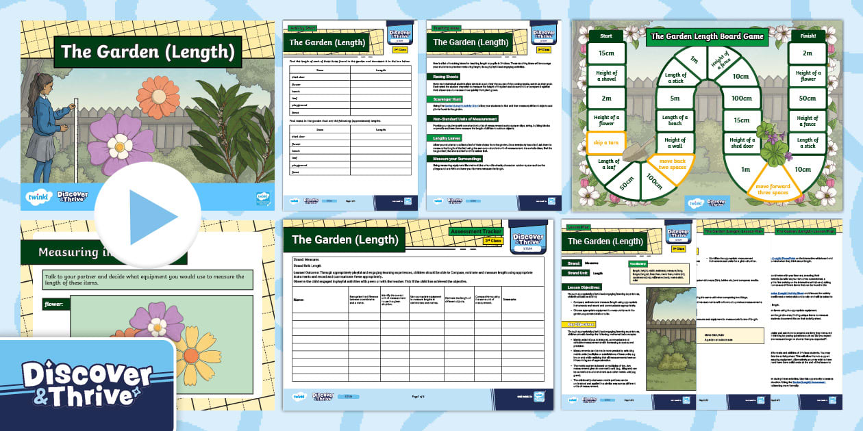 The Garden (Length) Pack (Teacher-Made) - Twinkl