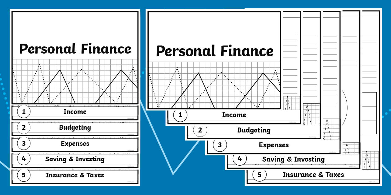 Personal Finance Flipbook for 6th-8th Grade (Teacher-Made)