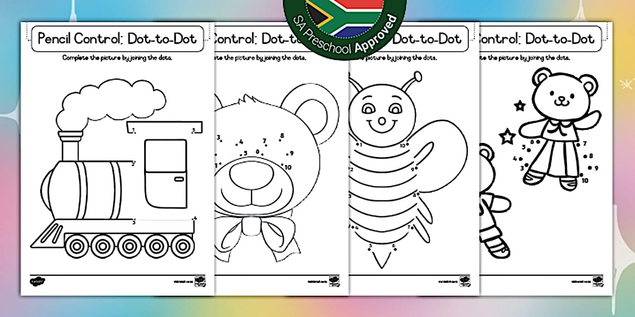 Preschool: Pencil Control- Dot-to-Dot - Twinkl