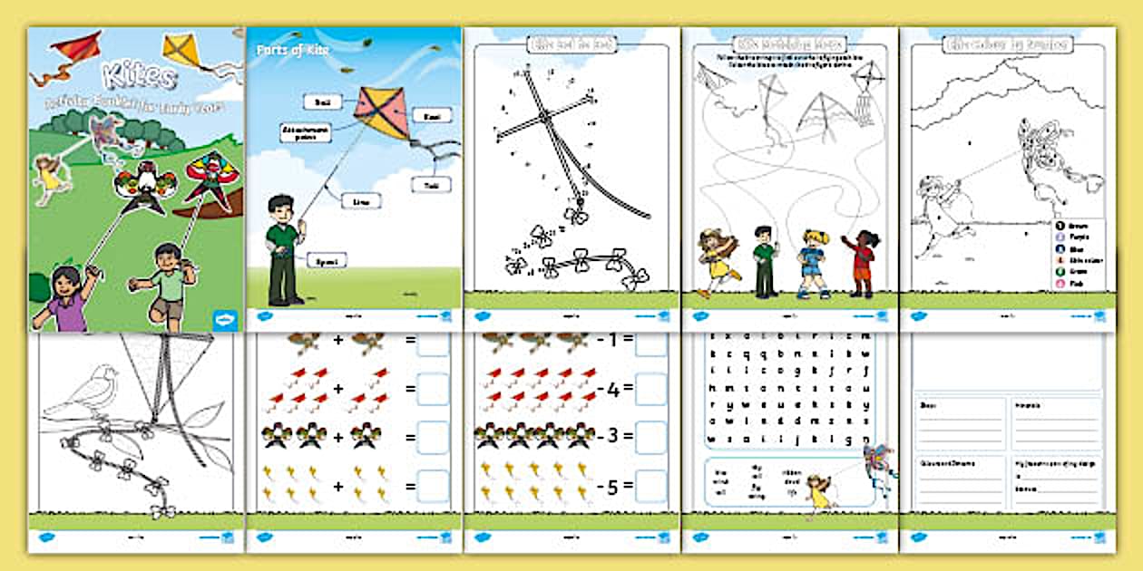 Kites Activity Booklet for Early Years (teacher made)