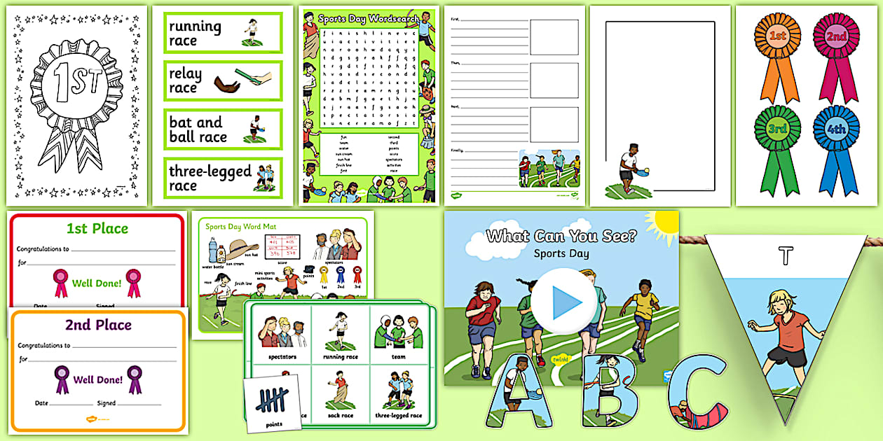 Sports Day Resource Pack - ESL Sports Day Resources