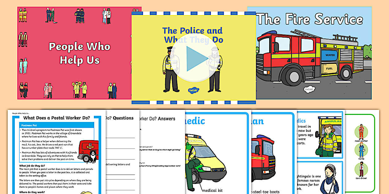 People Who Help Us Resource Pack (teacher made) - Twinkl