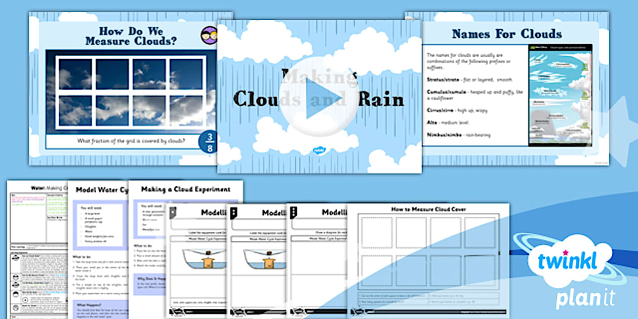 Geography: Water: Making Clouds and Rain Year 4 Lesson Pack 3