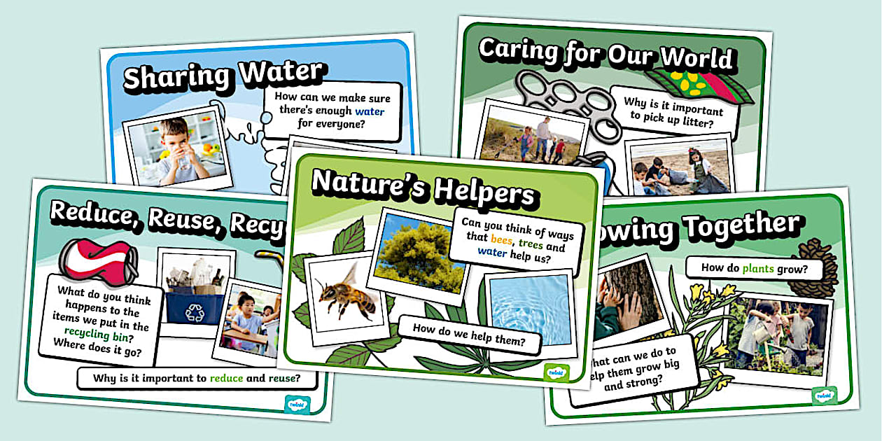 Sustainability Discussion Cards (teacher made) - Twinkl
