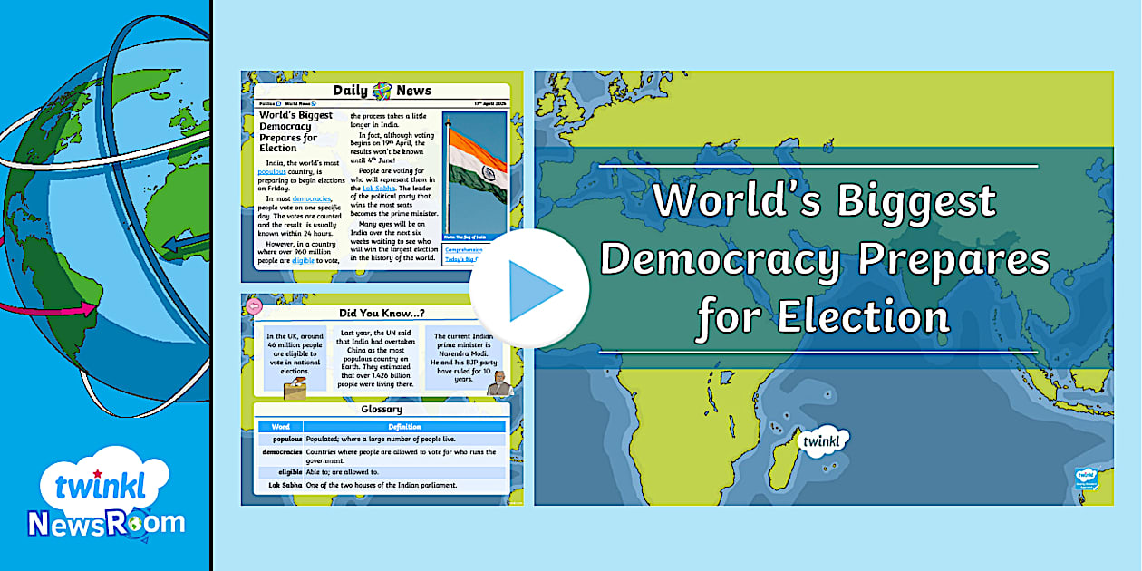 World’s Biggest Democracy Prepares for Elections | Twinkl Resources