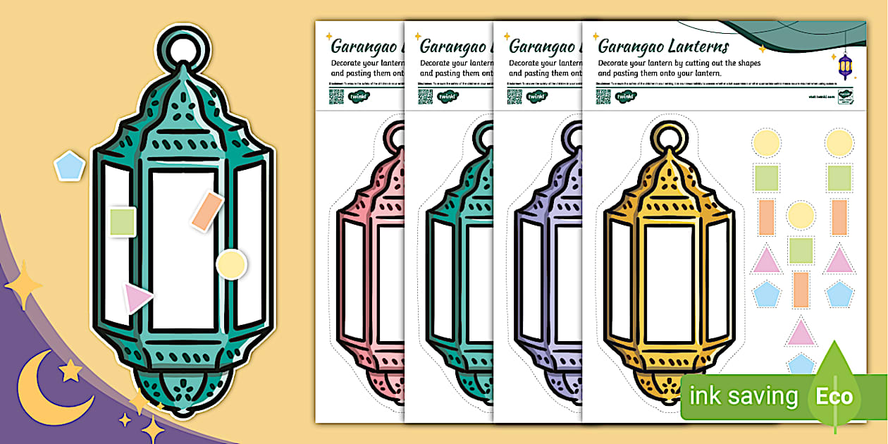 Garangao Lantern Activity (teacher made) - Twinkl