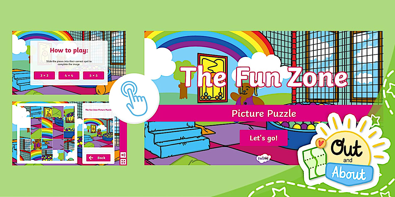 The Fun Zone Picture Puzzle (teacher made) - Twinkl