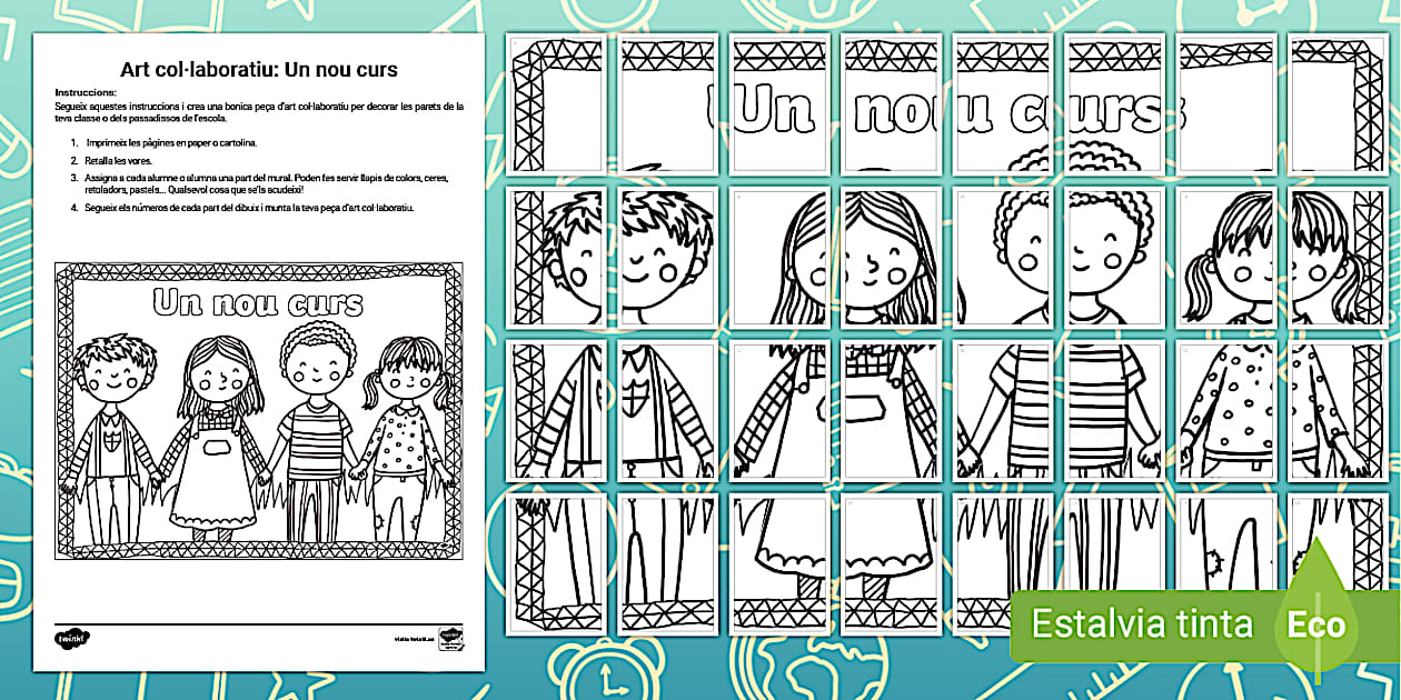 Art col·laboratiu: Un nou curs - Català