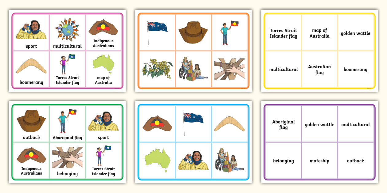 Australia Day Bingo | Twinkl Australia Day Resources