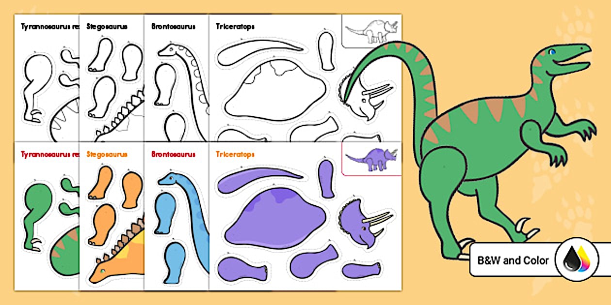 Dinosaur Paper Craft | Prekindergarten Resource | Twinkl USA