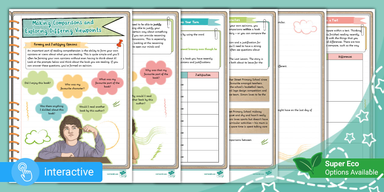 Making Comparisons and Exploring Differing Viewpoints (Ages 7 - 11)