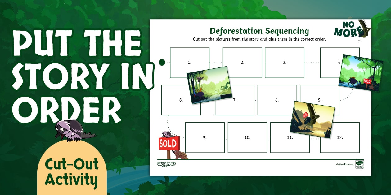 No More – Deforestation Sequencing Activity