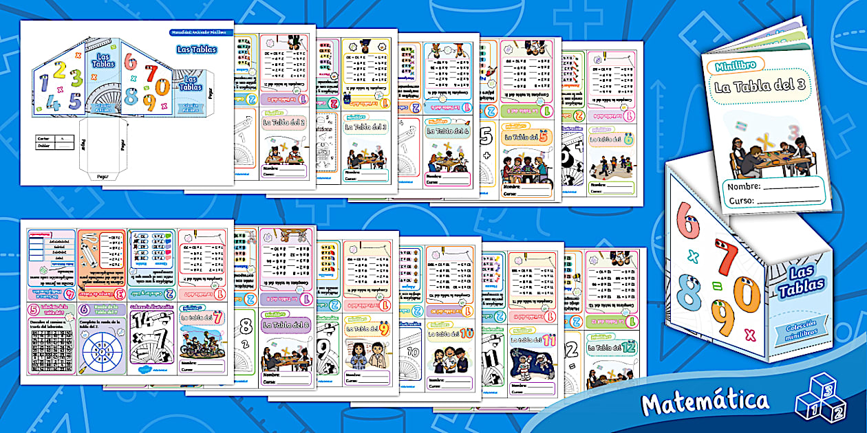 Multiplicaciones | Pack | tablas de Multiplicar | Matemática