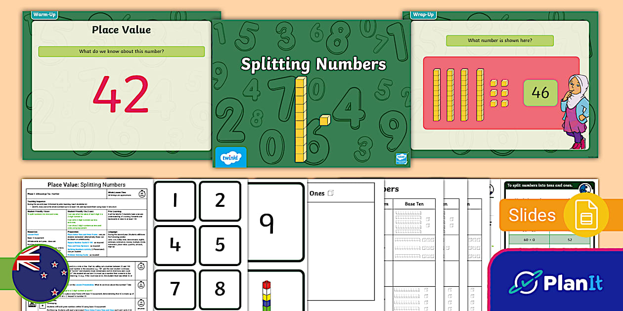 During the Second Year Place Value: (Splitting Numbers) Lesson 4