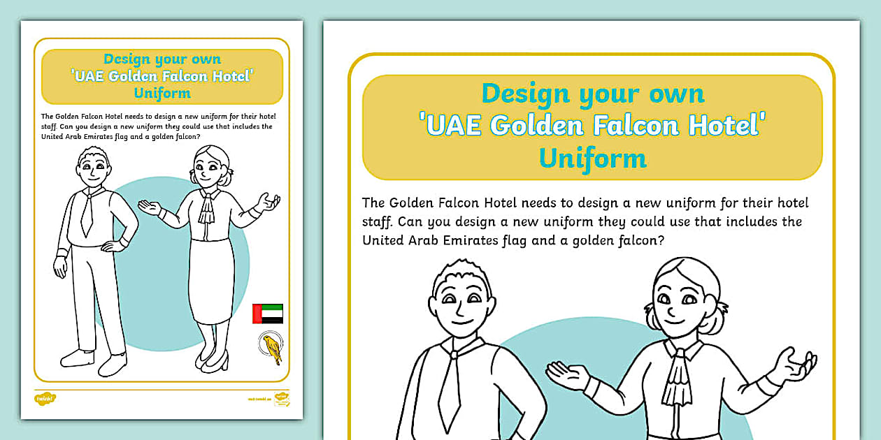 UAE Golden Falcon Hotel Role Play Design Your Own Hotel Uniform