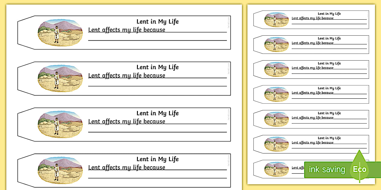 Lent Paper Chain (Teacher-Made) - Twinkl
