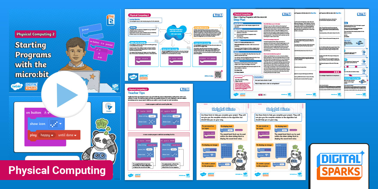 FREE! - Digital Sparks: Physical Computing 2: Step Pack
