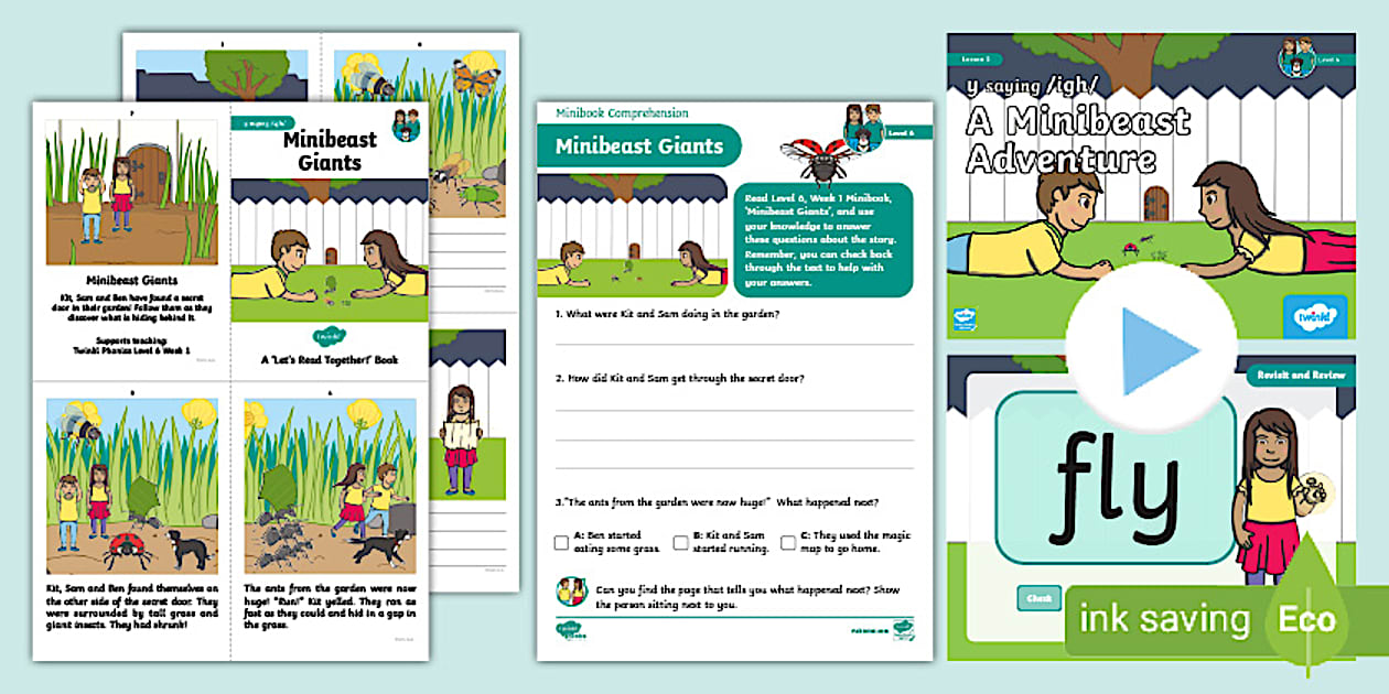 Level 6 Week 1 Lesson 5 - 'y saying igh Lesson Pack