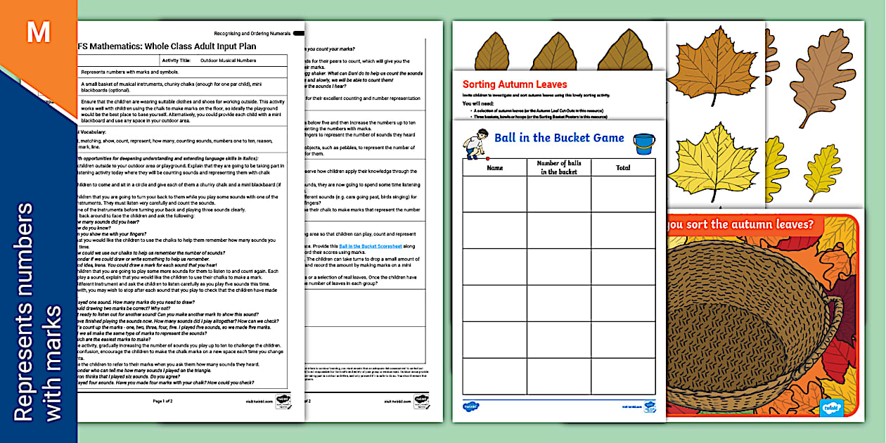 EYFS Maths: Representing Numbers Adult Input Plan | Twinkl
