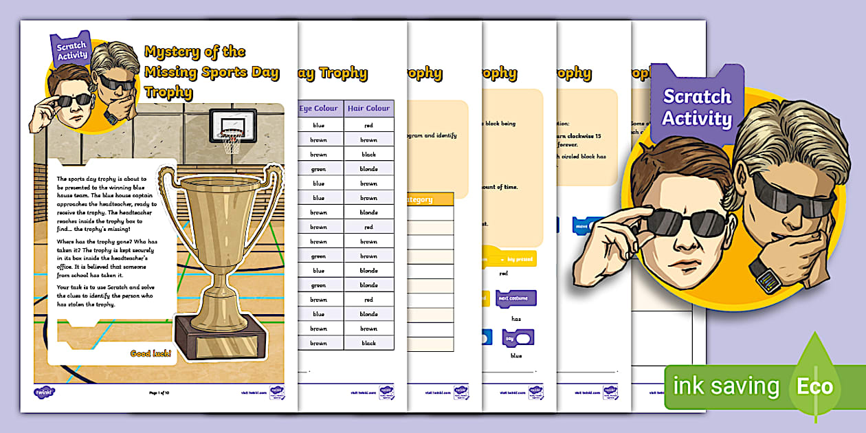 Scratch Coding Mystery - Twinkl - KS2 - Twinkl