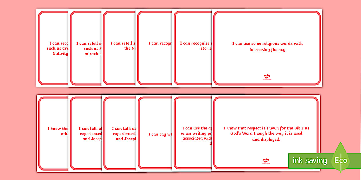 QLD Religious I Can Statements (Catholic) Display Posters