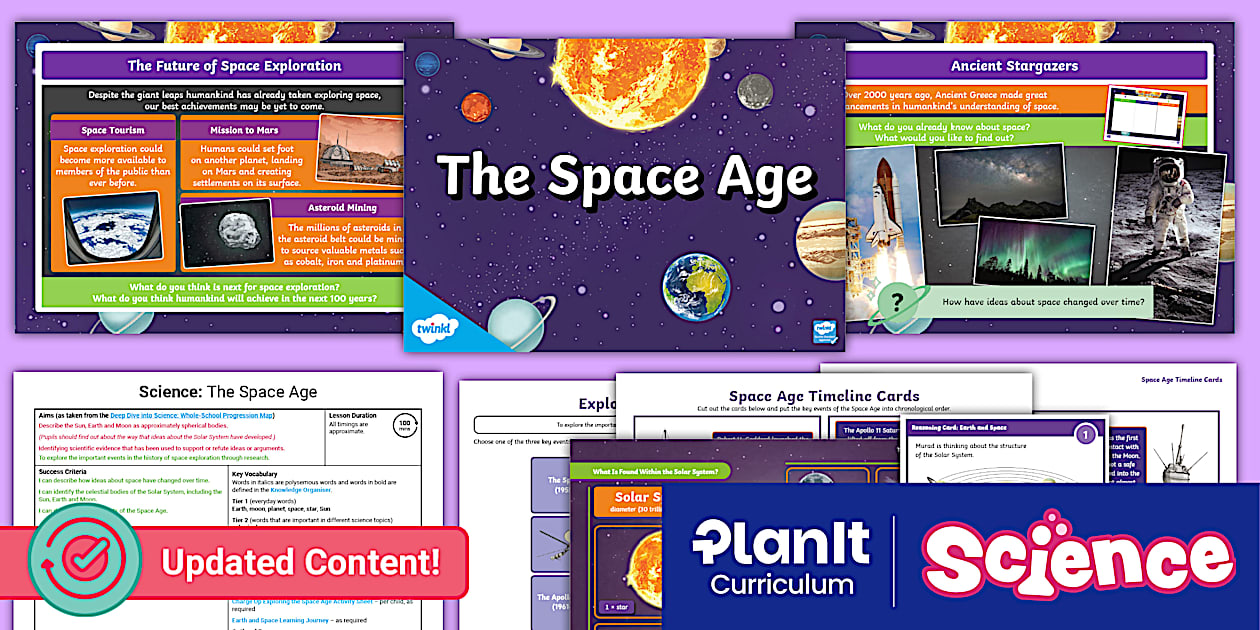 Y5 Earth and Space: The Space Age: Lesson 1 (teacher made)